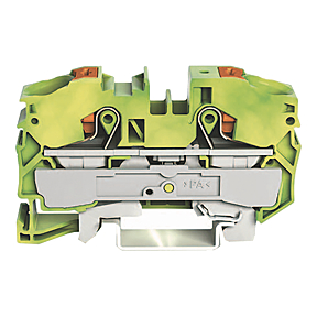 Borne de protection pour 2 conducteurs avec poussoir - Borne et raccord ...