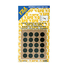 Cache vis plat adhésif CADH - Cache-écrou et cache-vis - Viswood