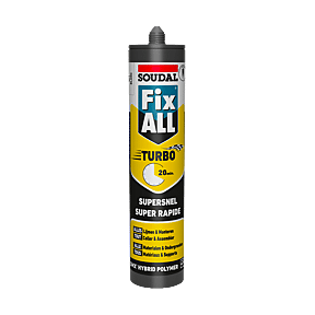 Colle polymère hybride SMX Fix All Turbo - Adhésif et colle - Soudal