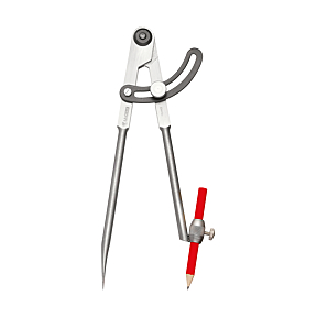 Compas à charnière porte-crayon 1/4 cercle - Compas - Wilmart