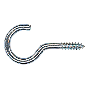 Crochet vis à bois d'armoire réf. 0870Z - Crochet et piton