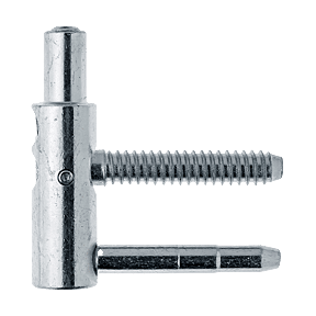 Fiche réglable à 2 broches Ø 16 mm Exacta - Paumelle et fiche pour ...