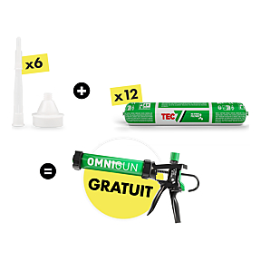Kit Promobox colle Tec7 + pistolet Omnigun - Adhésif et colle - TEC7