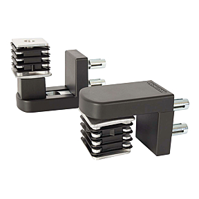 Paire de charnières pour portail NOSEHINGE-I- - Gond, pivot et pioche ...