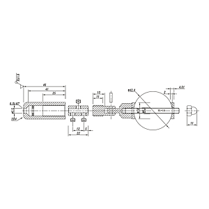 Kit tendeur pour câble modèle n°47 | Trenois Decamps