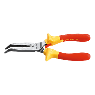 Pince à bec demi-rond long coudée isolée 1000 V 195A.20VE - Pince et ...