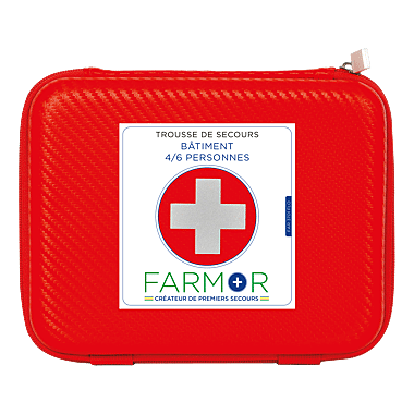 Trousse de secours bâtiment FAR 3701 FLO - Coffret de secours - Farmor