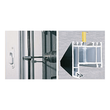 Vis de fixation double filet bois et PVC sans tête 6 pans creux - Vis