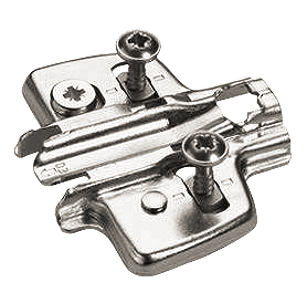 Embase de charnière cruciforme avec vis bois pour panneaux - Embase de ...